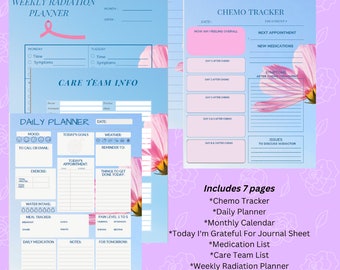 Cancer Treatment Tracker - Etsy