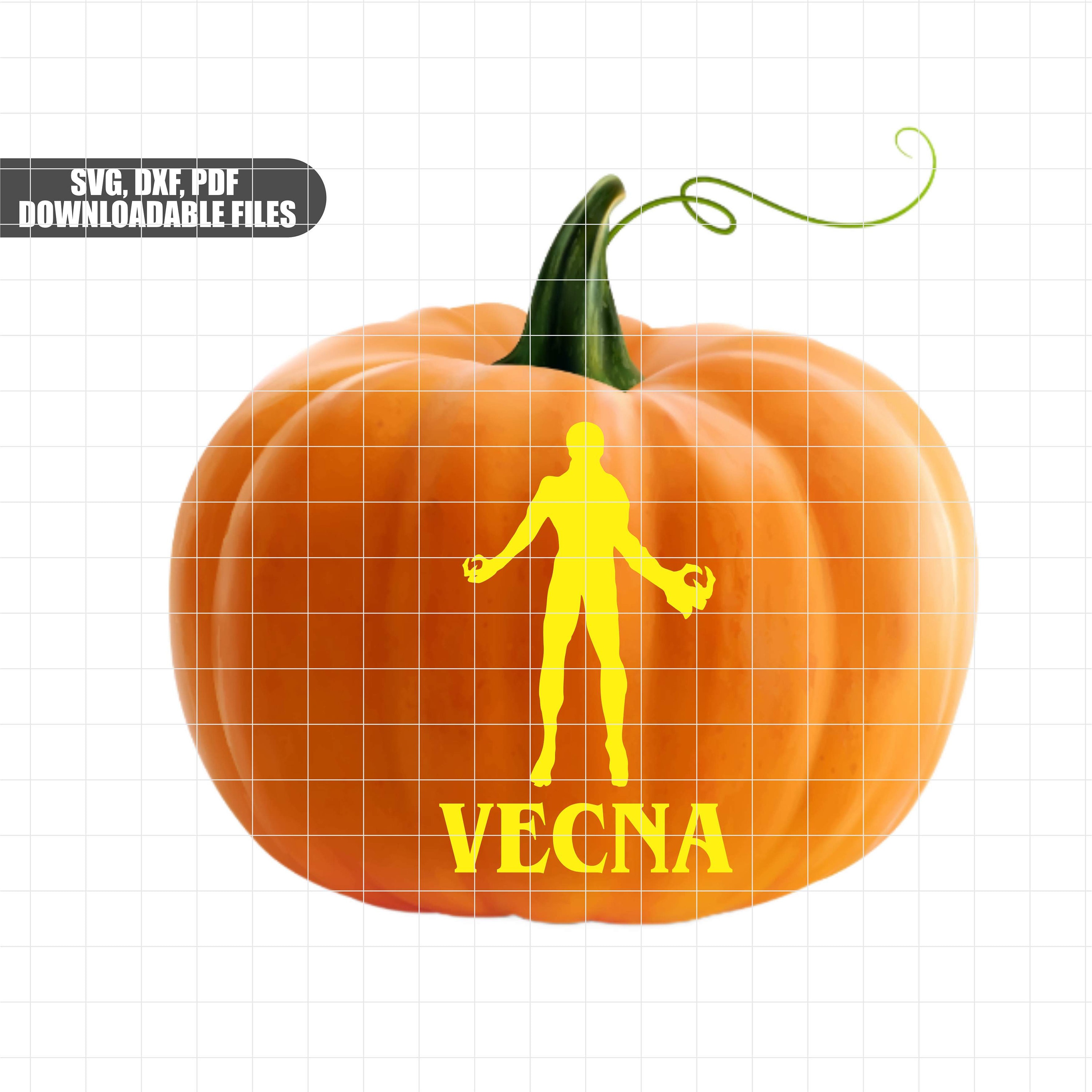 Stranger Things Vecna SVG Pumpkin printable Jack O Lantern - Etsy UK