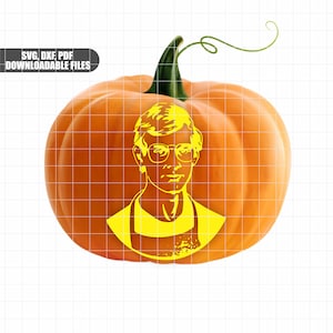 Jeffrey Dahmer SVG, Pumpkin ,printable Jack O Lantern, Carve Pumpkin ...