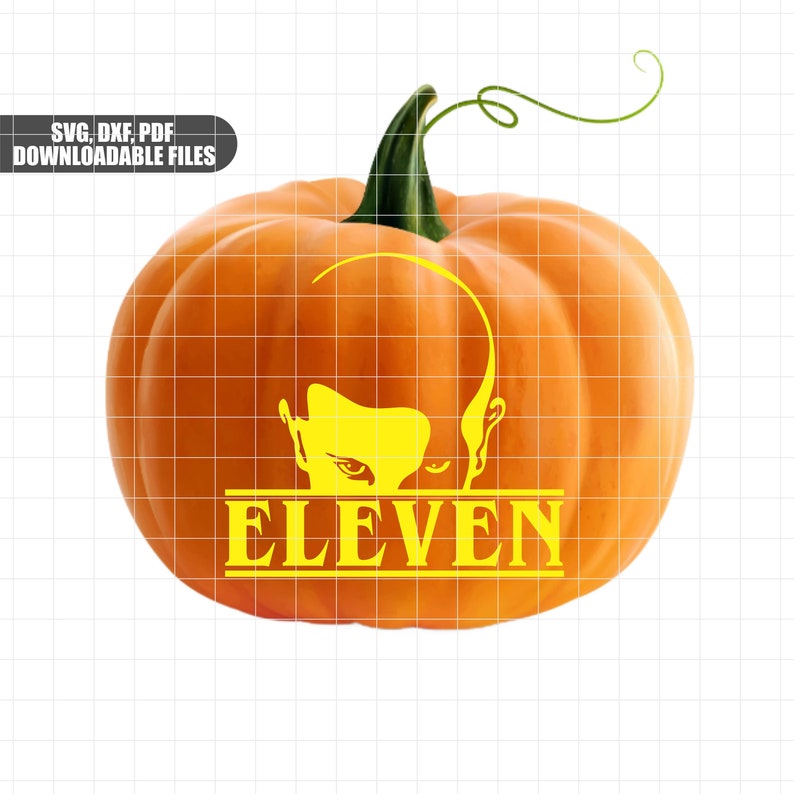 Stranger Things Pumpkin Bundle SVG Pumpkin printable Jack O - Etsy