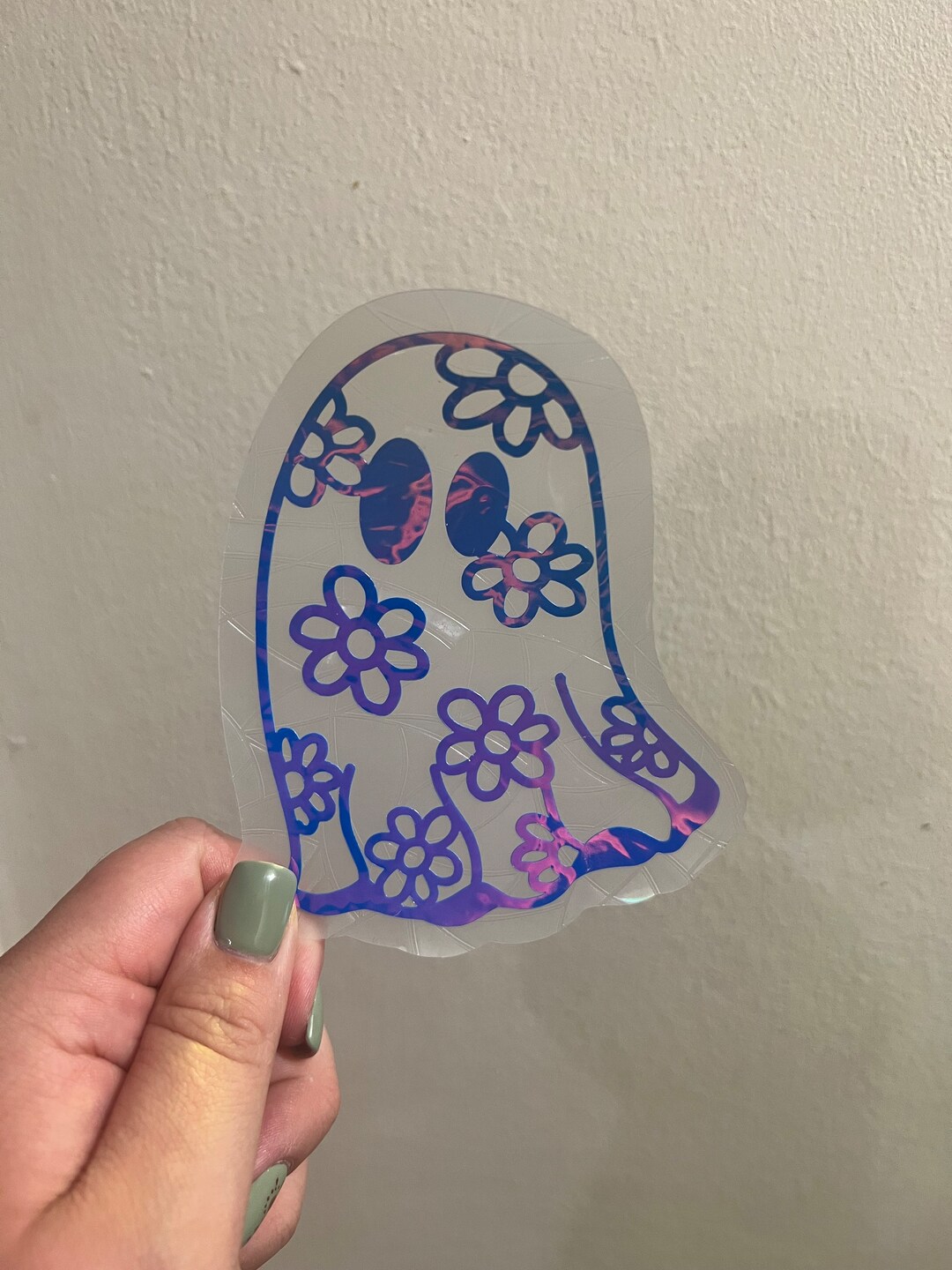 Hippe Ghost Window Sticker - Etsy