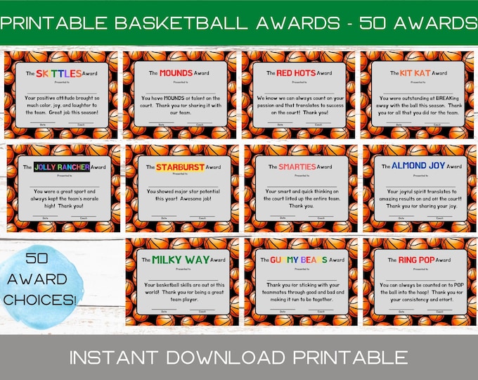 End of Season Basketball Award Certificates | 30+ Basketball ...