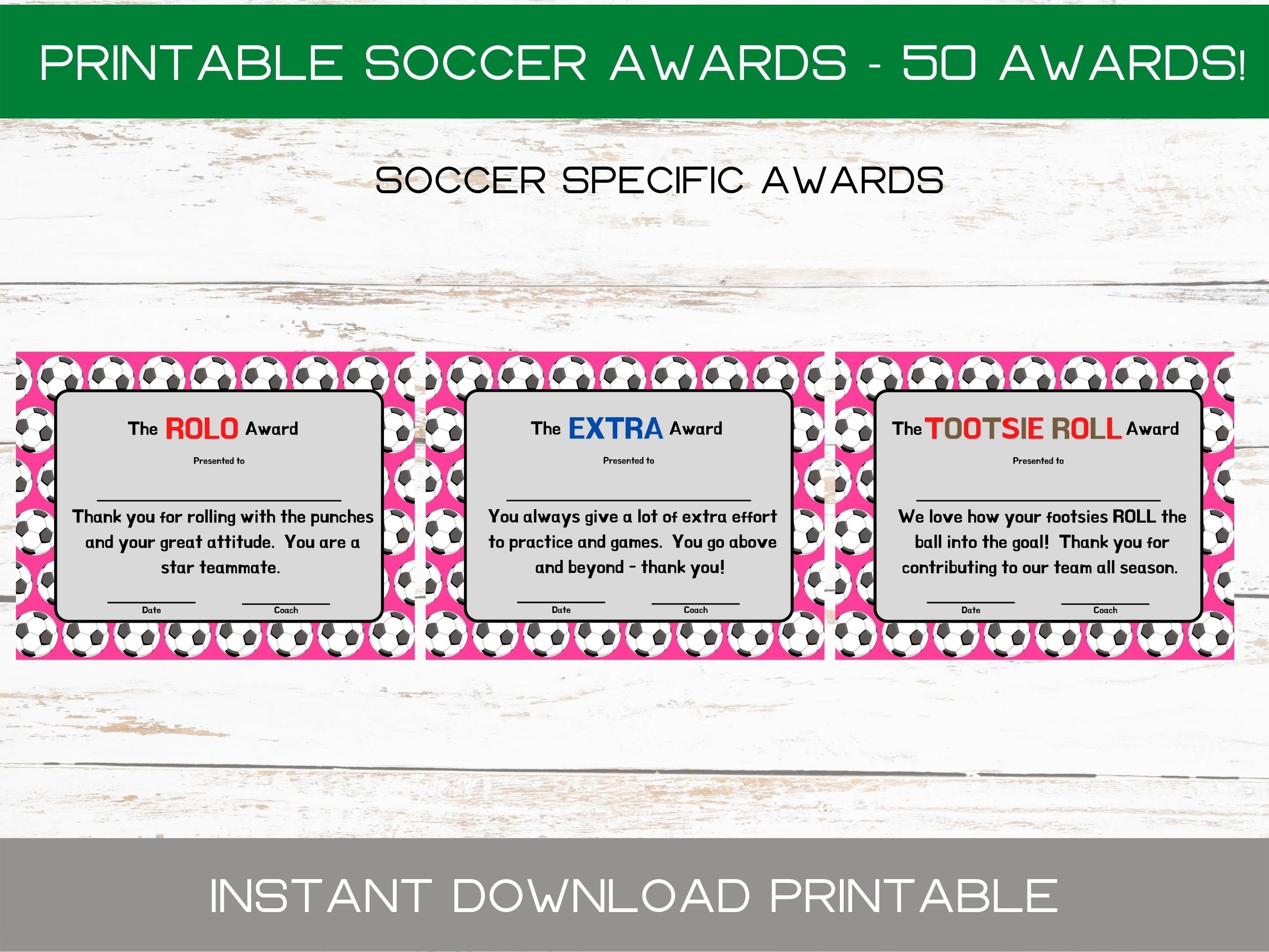 Soccer Team Candy Bar Award Certificates Sports Players Candy Bar ...