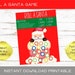 Printable Christmas Game, Roll a Santa Printable Game - Etsy