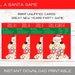 Printable Christmas Game, Roll a Santa Printable Game - Etsy