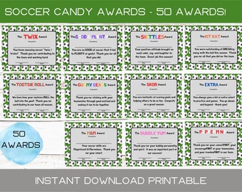 Editable Soccer Award Certificates. Customizable Soccer - Etsy