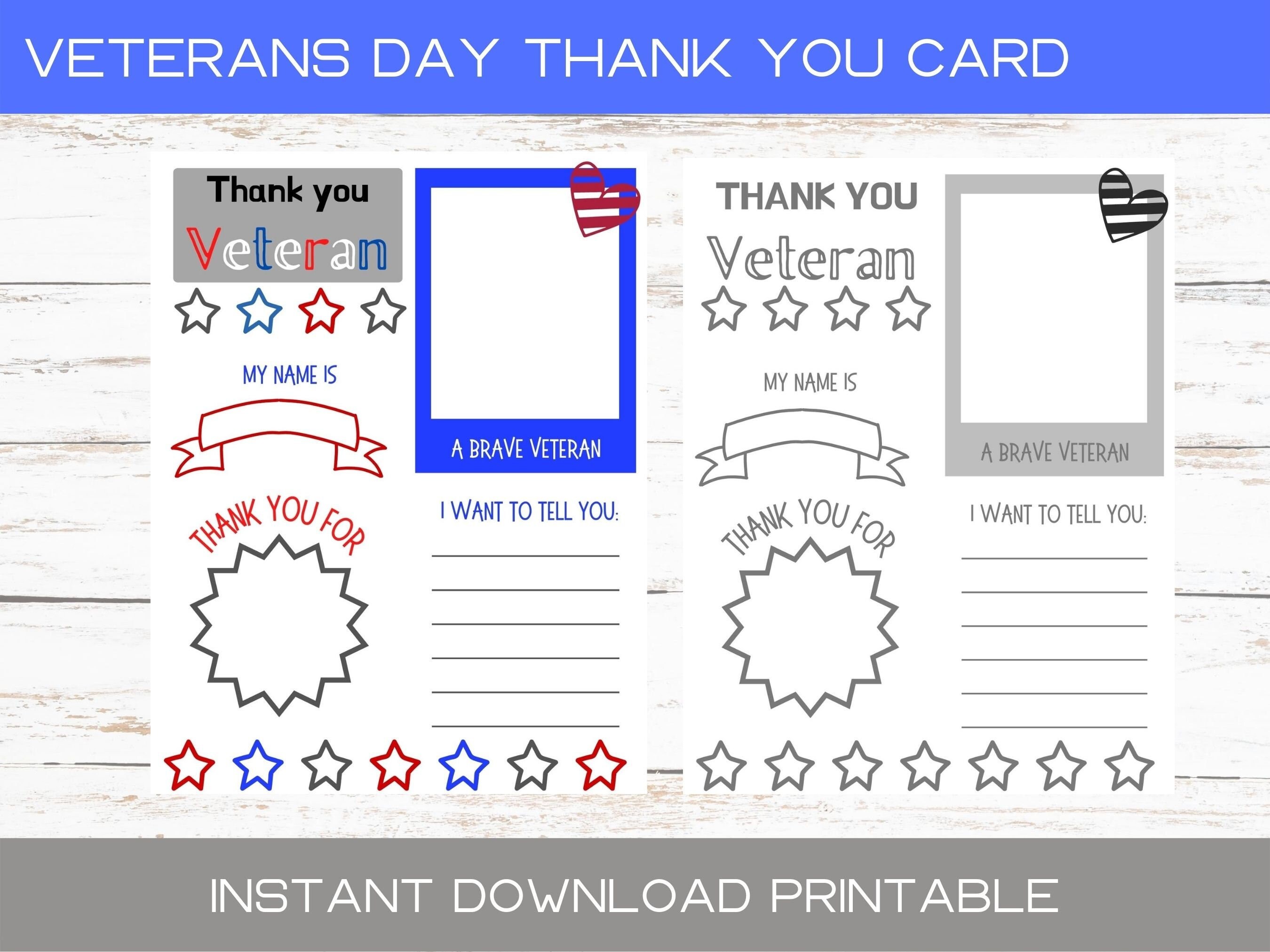 Veterans Day Thank You Kids