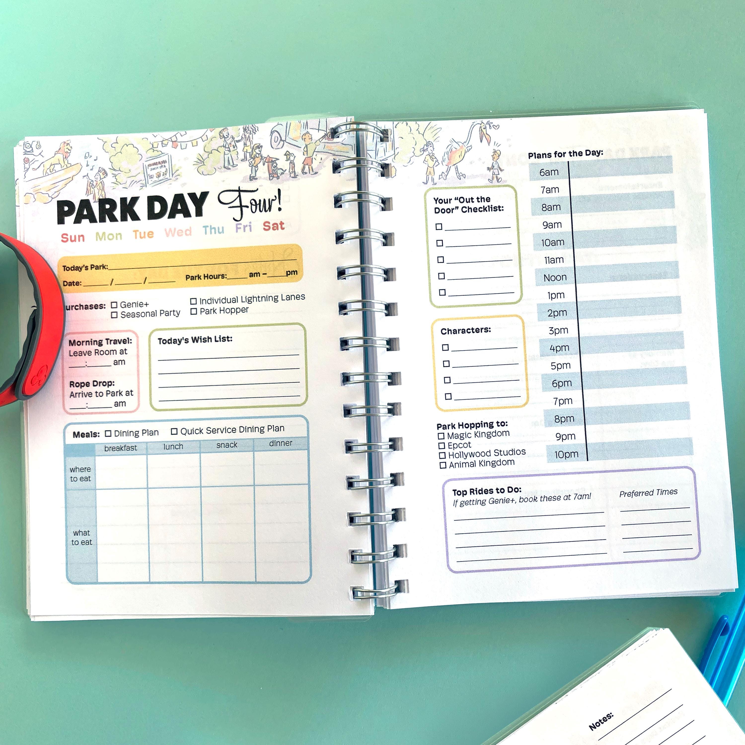 Perfect Planner WDW Vacation 5x7 - Etsy