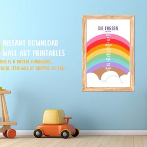 10 Bilingual English to German Educational Posters, Homeschool ...