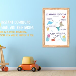 10 Bilingual English to French Educational Posters, Homeschool ...