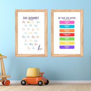 10 Bilingual English to German Educational Posters, Homeschool ...