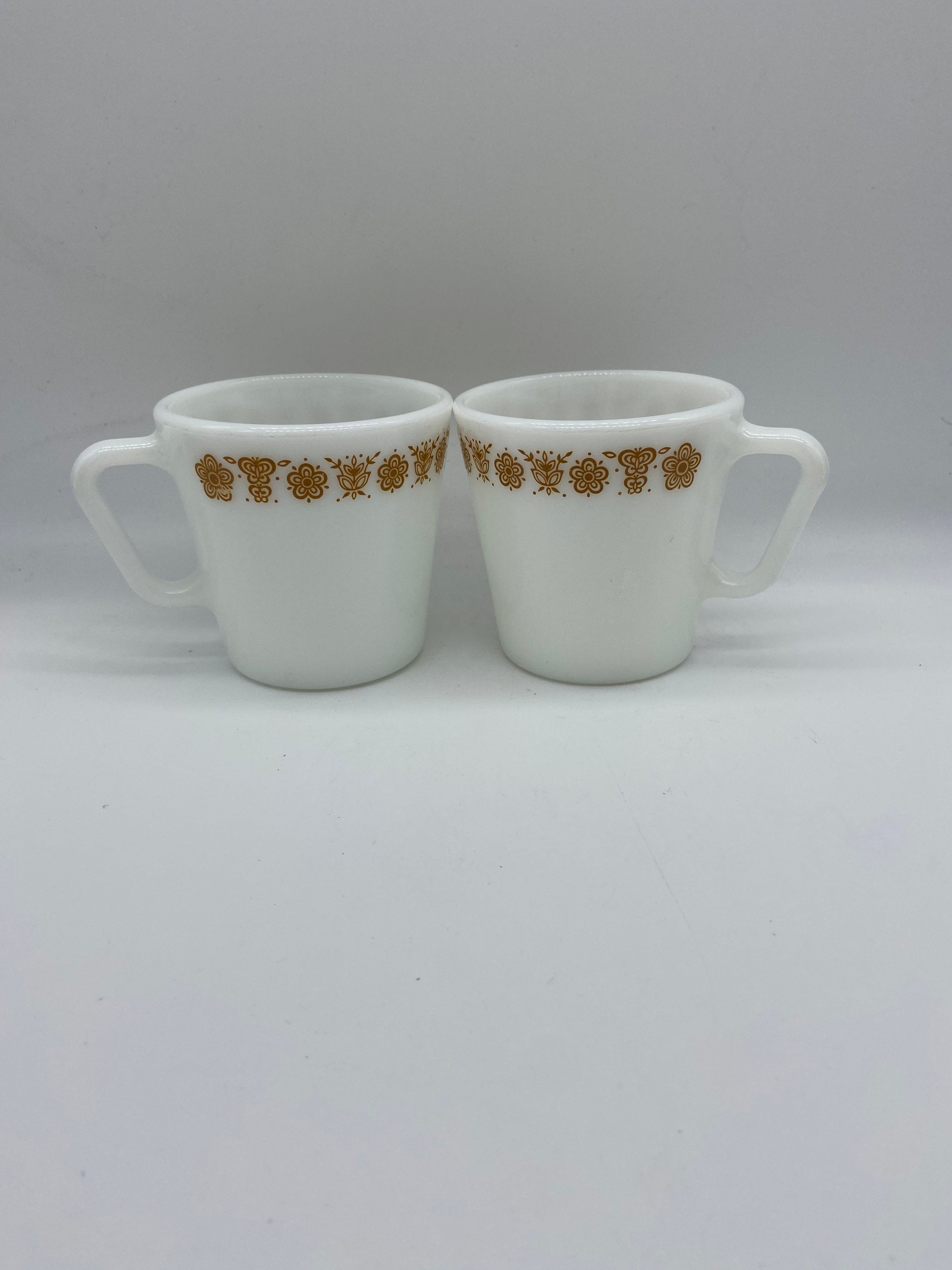 Vintage Pyrex Butterfly Mugs/ Vintage Pyrex/ Vintage Pyrex Mugs ...