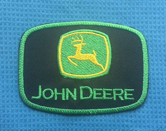 John Deere Green Black Farm Tractor Farmer Deer Dear Badge - Etsy UK