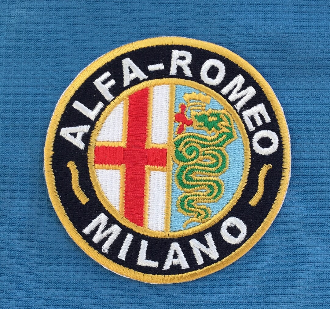 Alfa Romeo Milano Spider Car Sports Motor Racing Badge Iron - Etsy