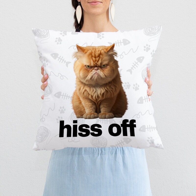 Grumpy Cat Pillow - Etsy