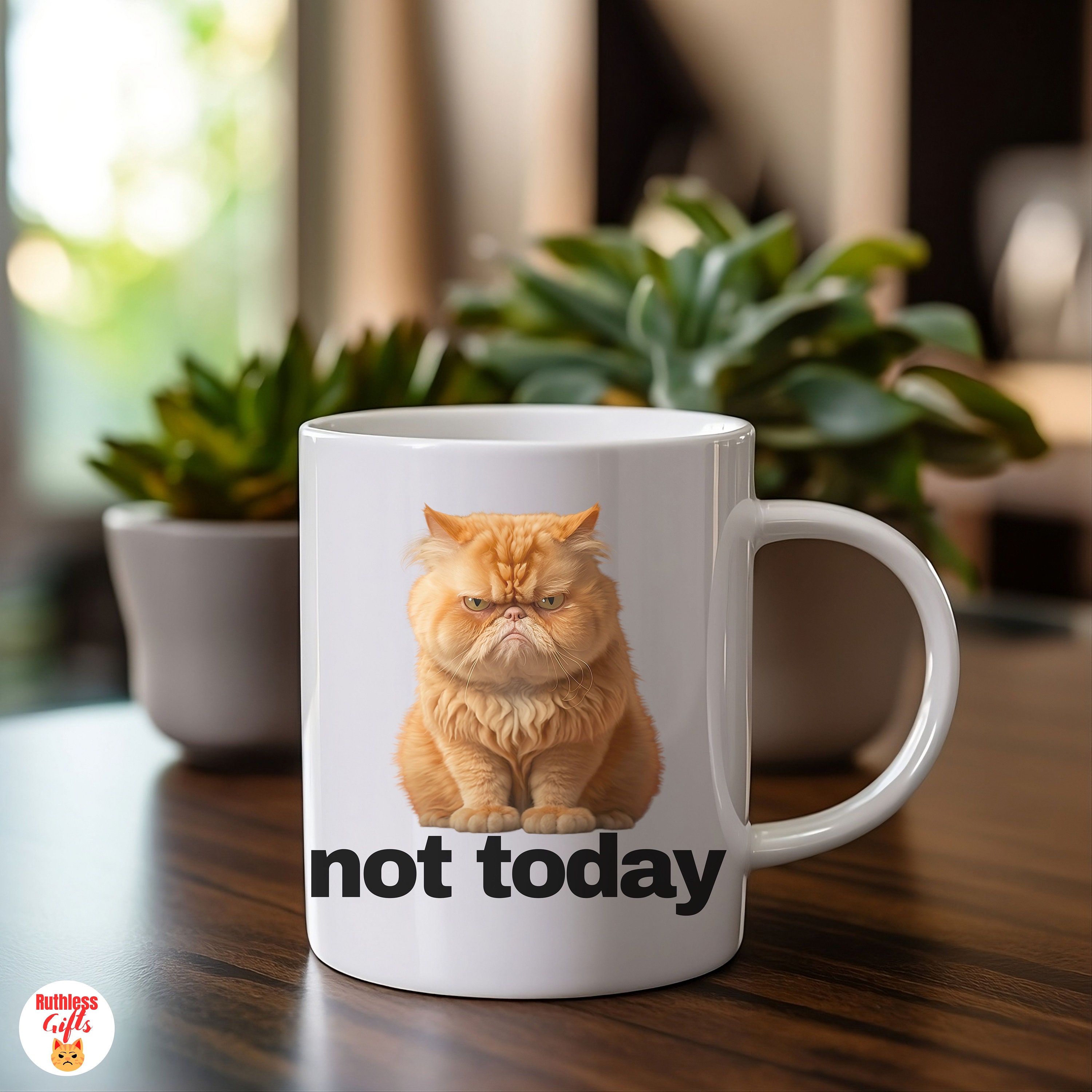 Funny Cat Mug, Angry Cat Coffee Mug, Cat Lover Gifts, Cat Mom Gifts ...