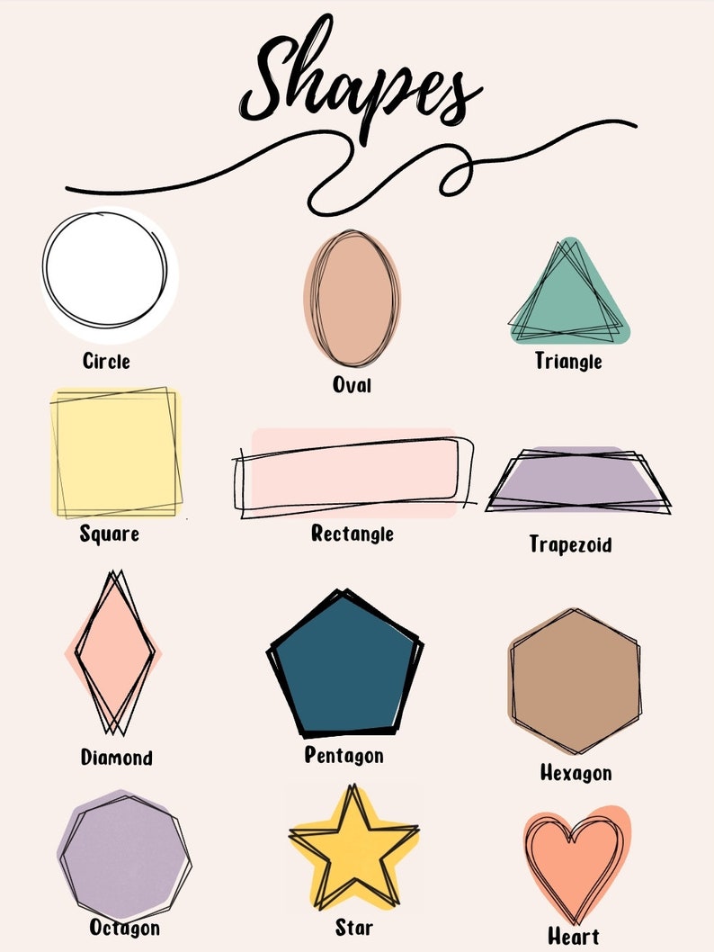 5 Calm Color Classroom Posters - Etsy