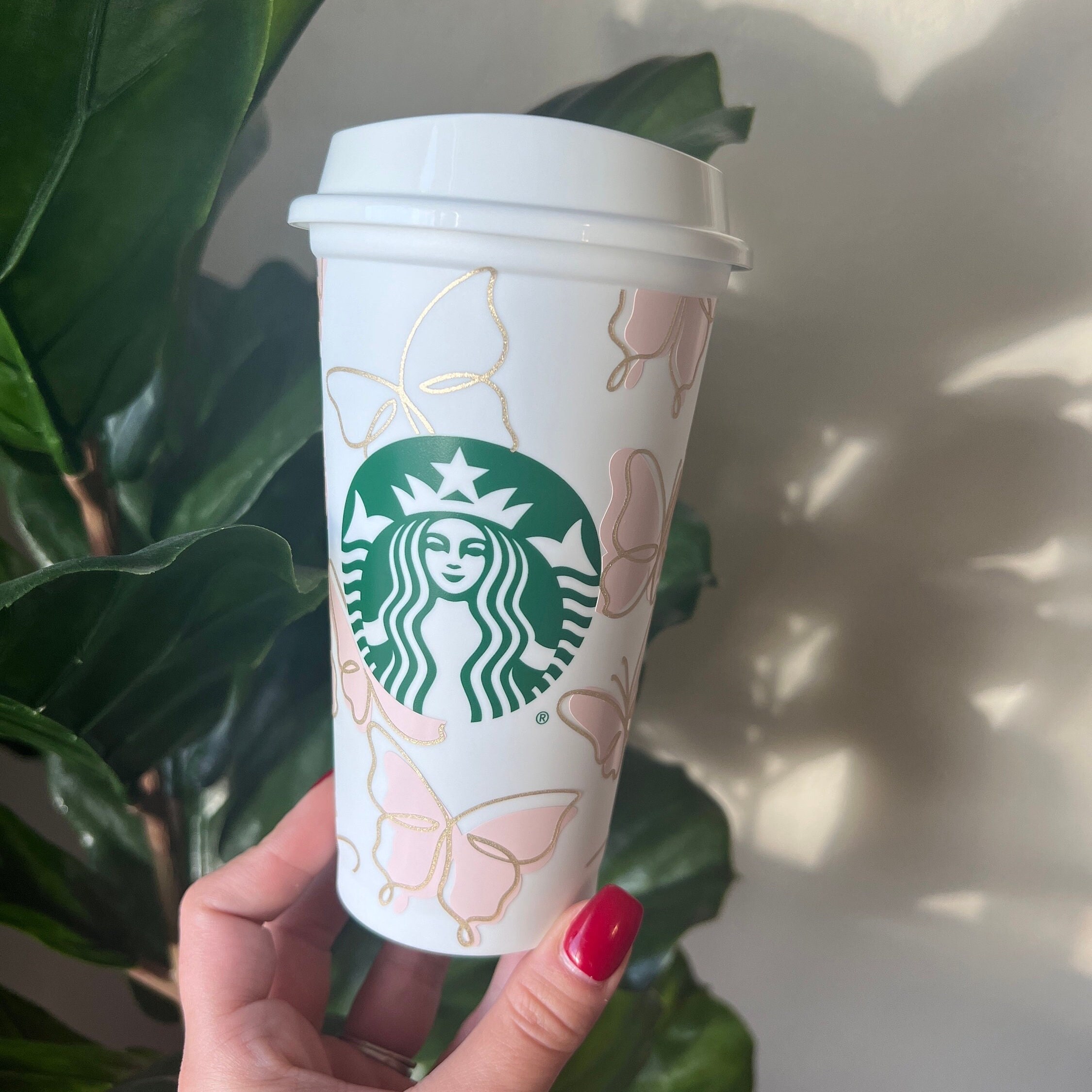 Butterfly Starbucks Cup, Starbucks Cold Cup, Cute Starbucks Cup ...