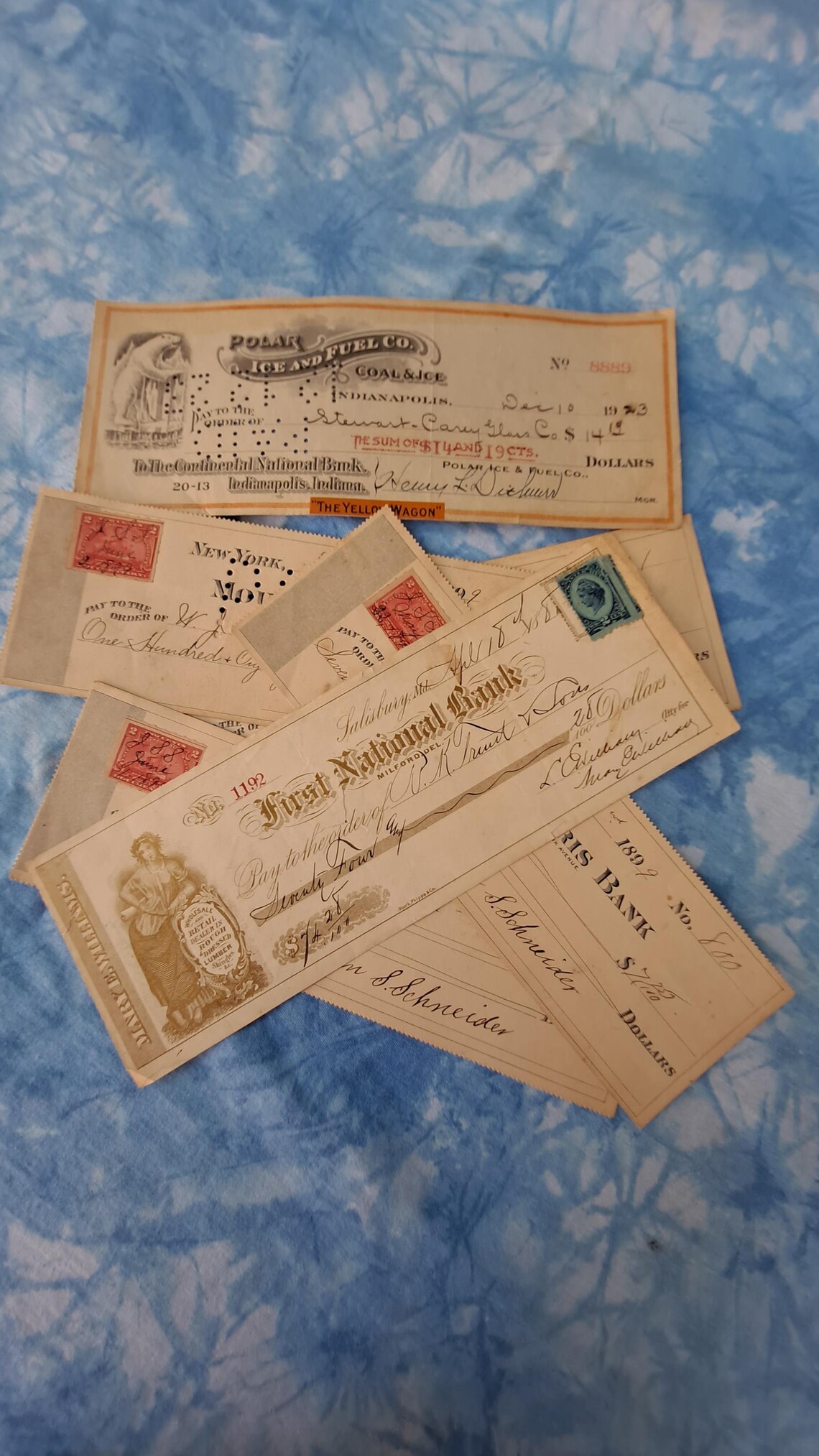 Bundle of 6, 1899 Old Bank Notes - Etsy