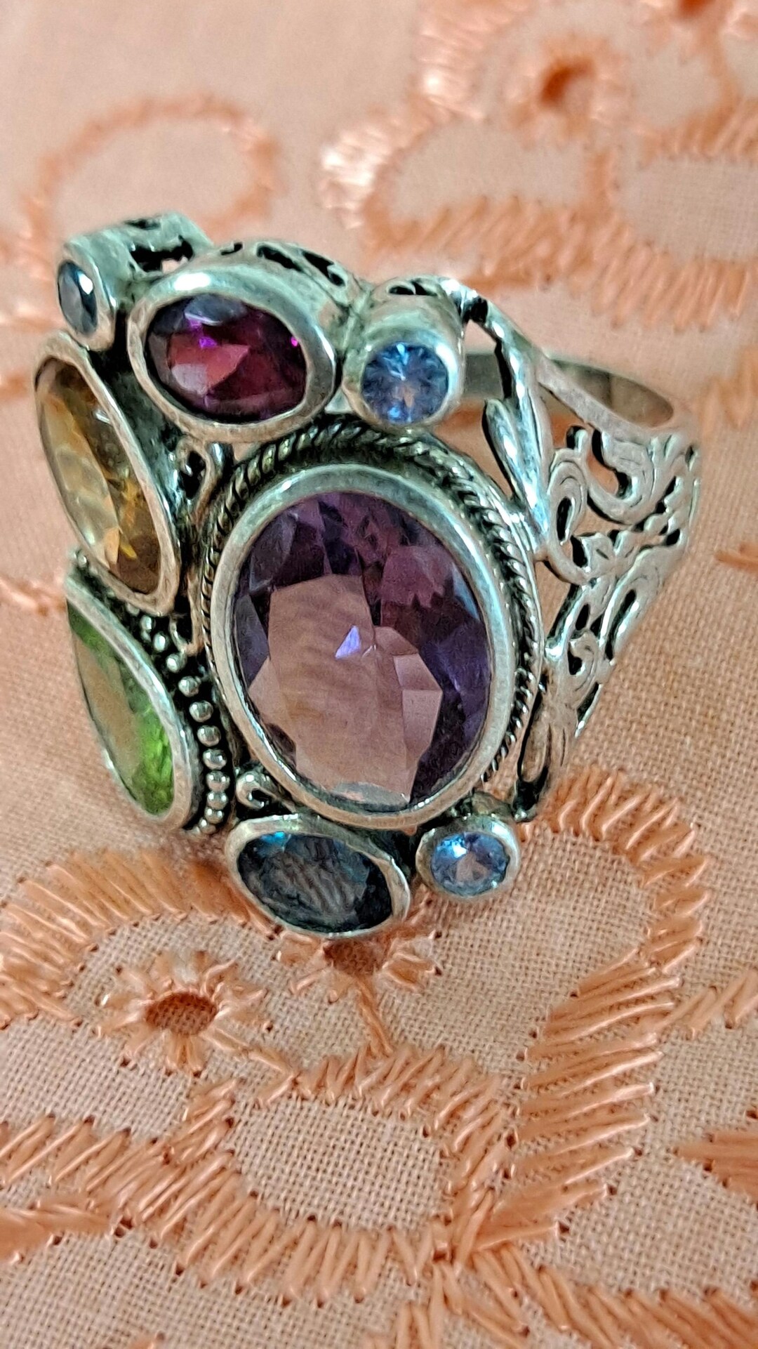 Samuel B. Royal Bali Madeira Ring. - Etsy