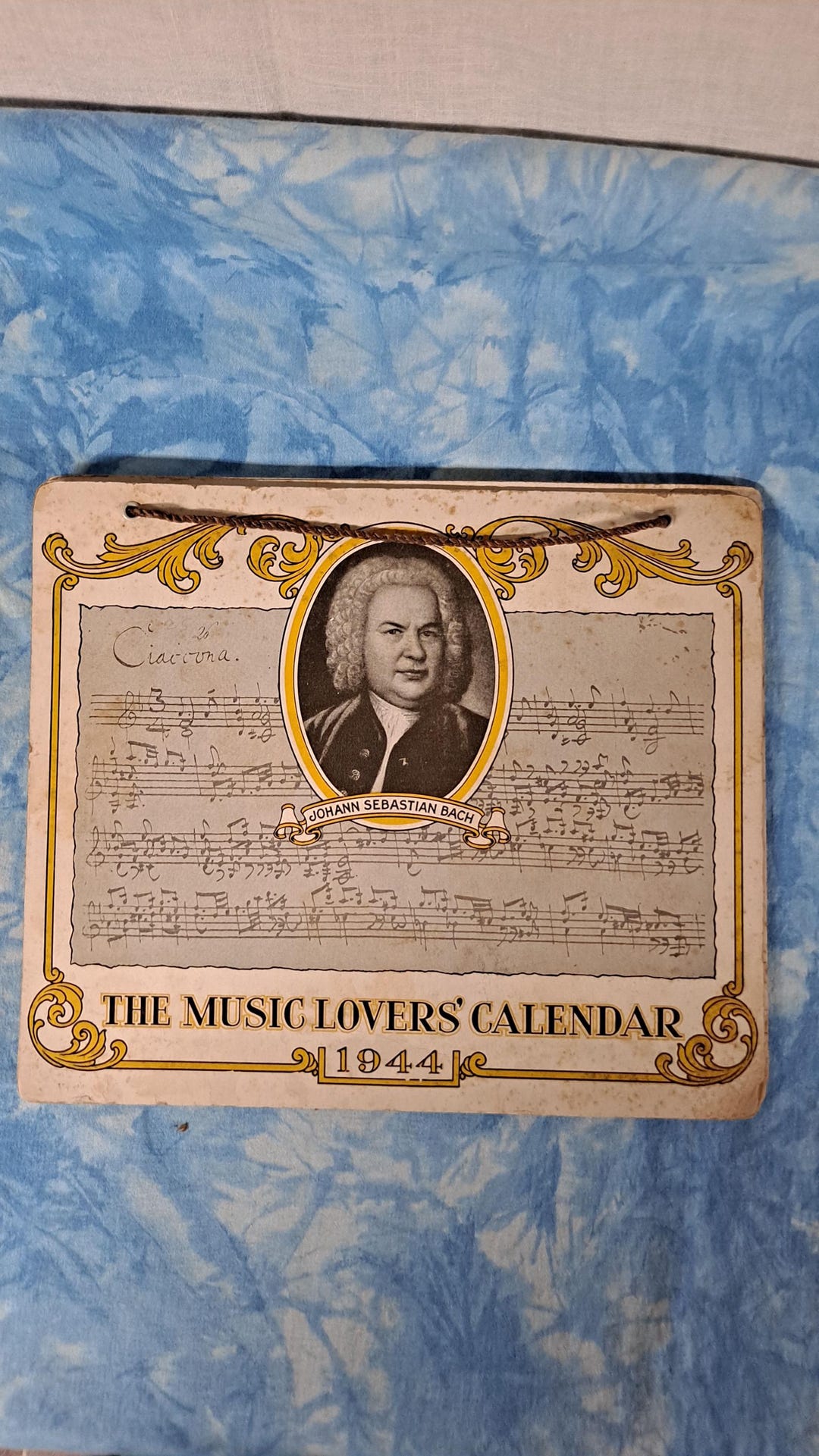 1944 the Music Lovers' Calendar - Etsy