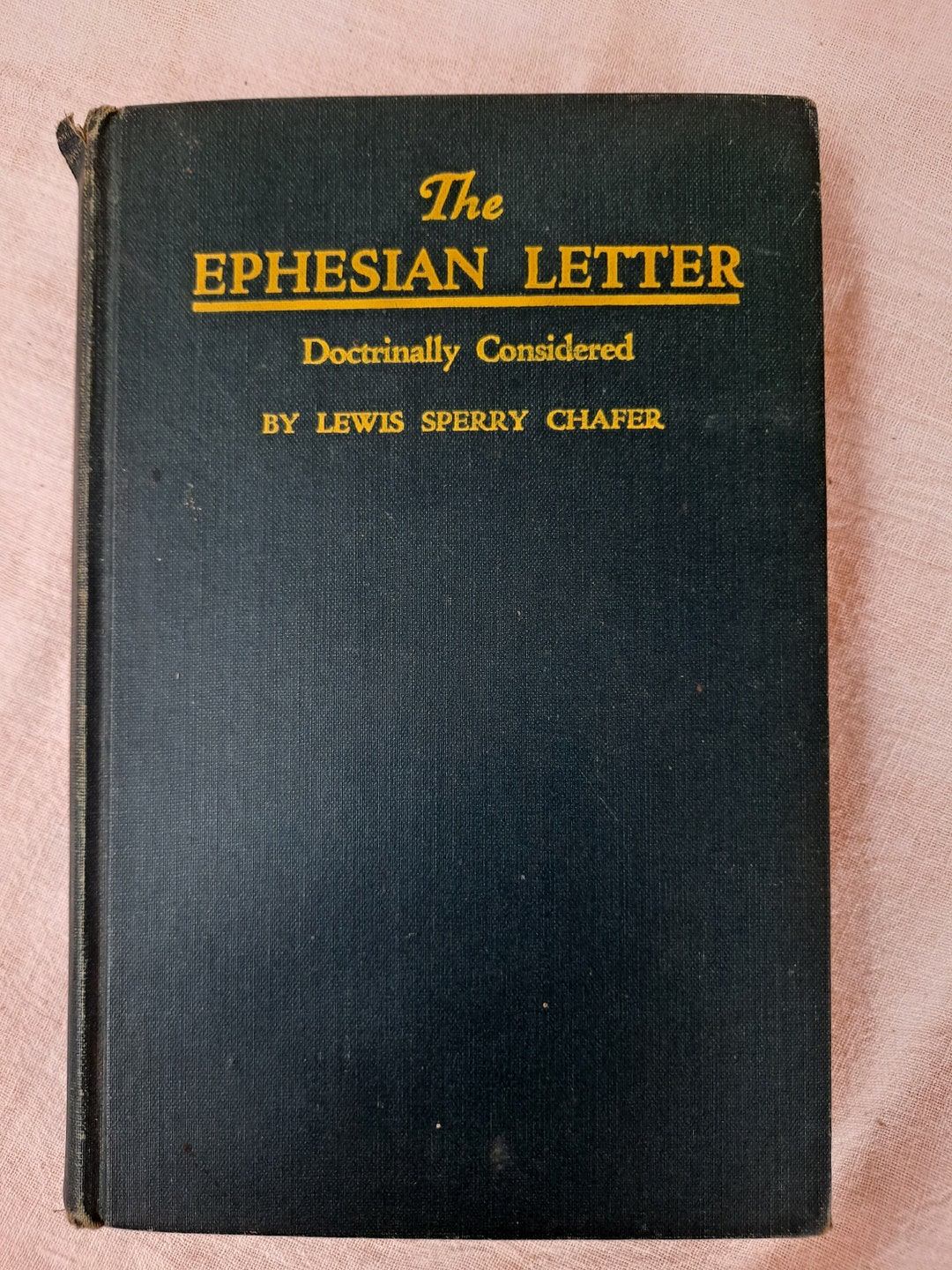 1944, the Ephesians Letter by Lewis Sperry Chafer - Etsy