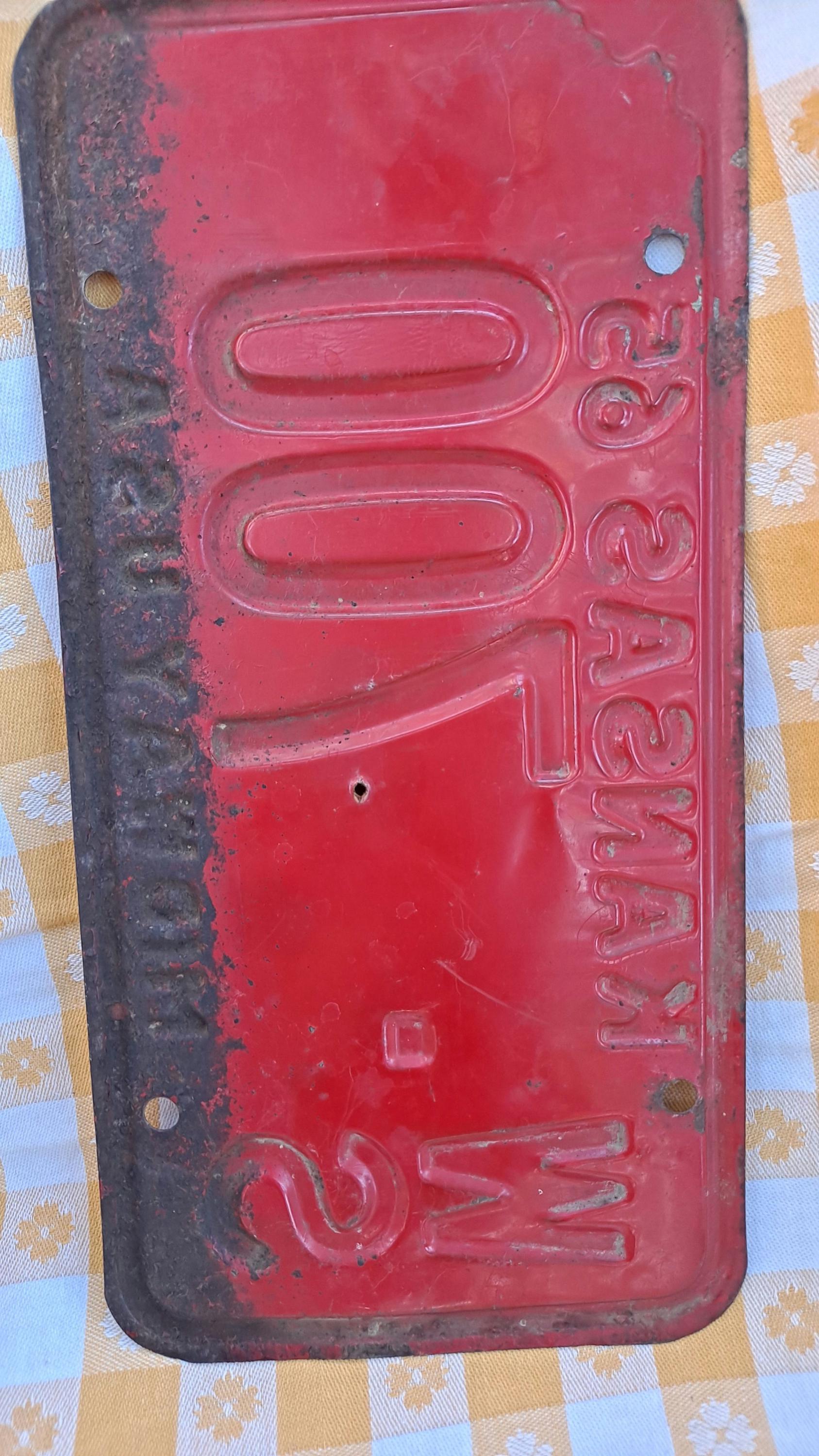 1965 Kansas License Plate - Etsy