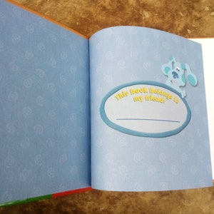 Blue's Clues, Blue's Perfect Present, Book Club Edition - Etsy