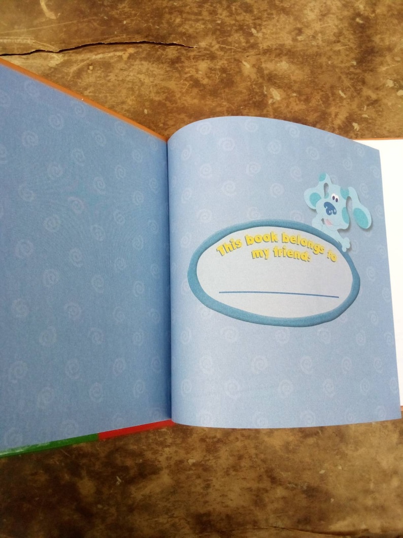 Blue's Clues, Blue's Perfect Present, Book Club Edition - Etsy