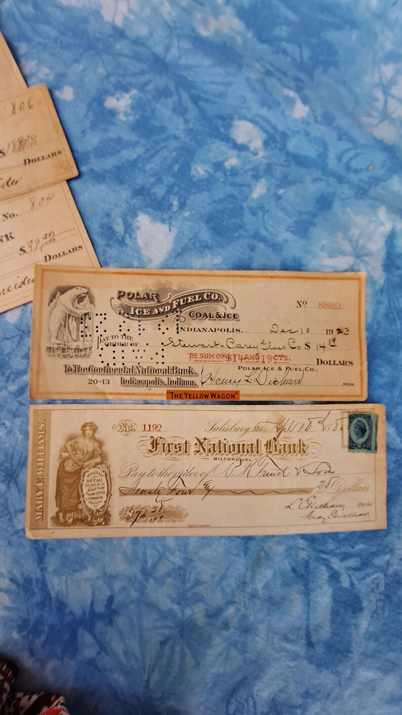 Bundle of 6, 1899 Old Bank Notes - Etsy