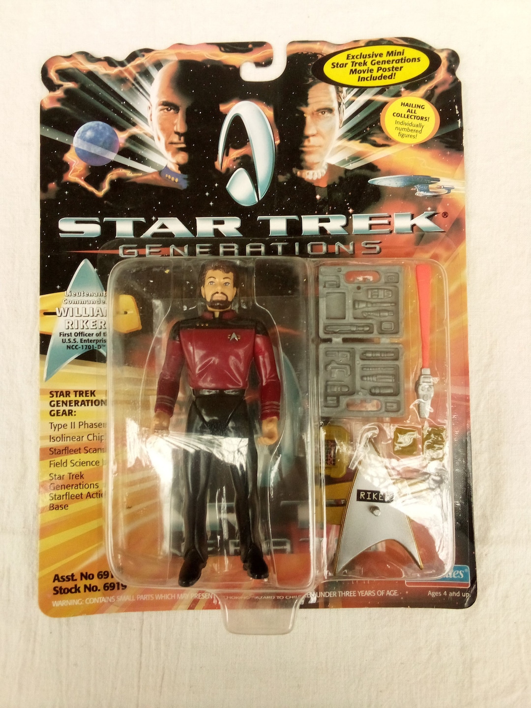 1994 Star Trek Generations Action Figures - Etsy