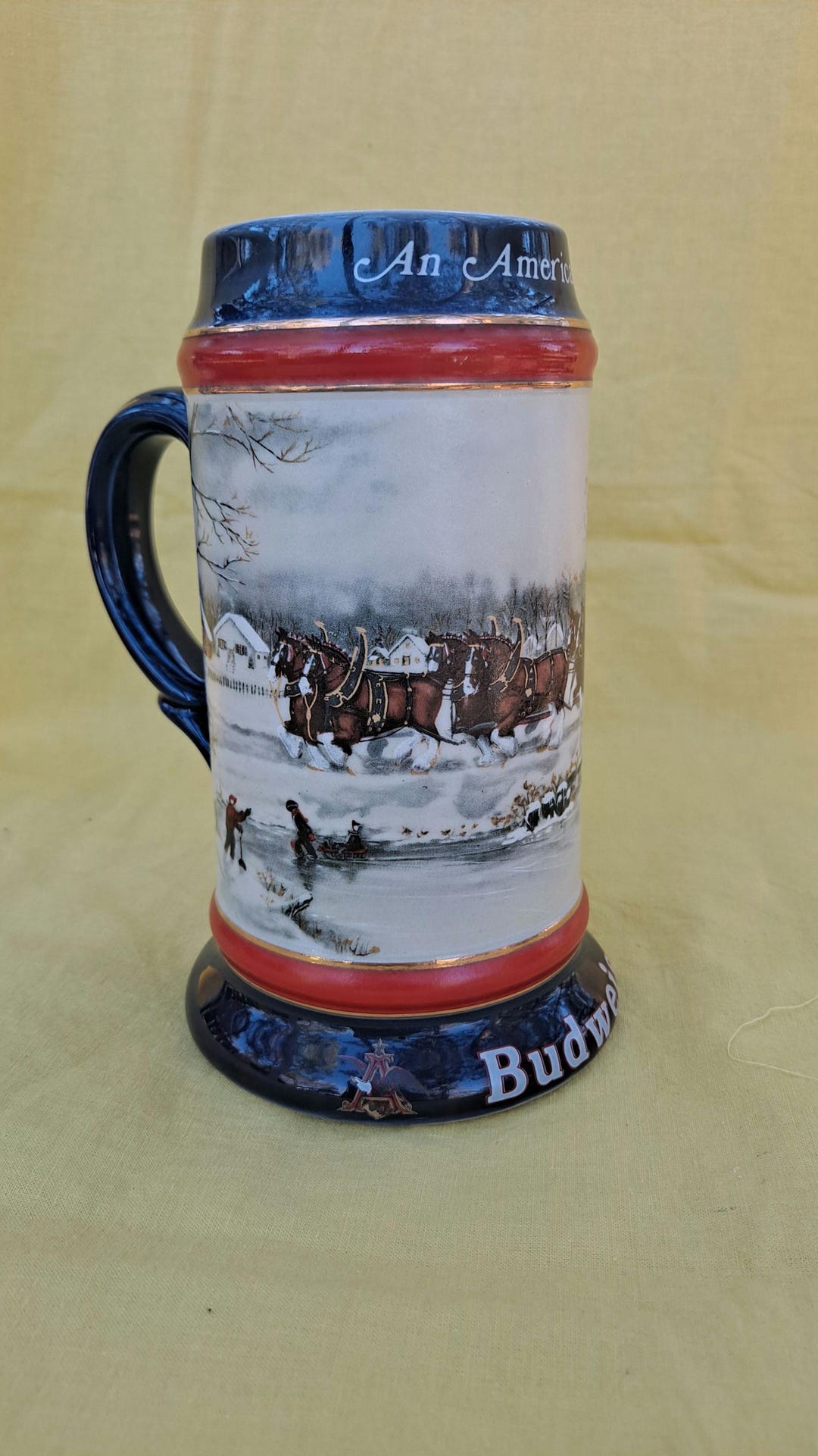 1990 Budweiser Collector's Edition Beer Mug - Etsy