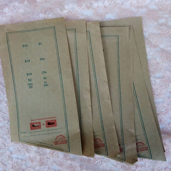 Old Coin Wrappers - Etsy