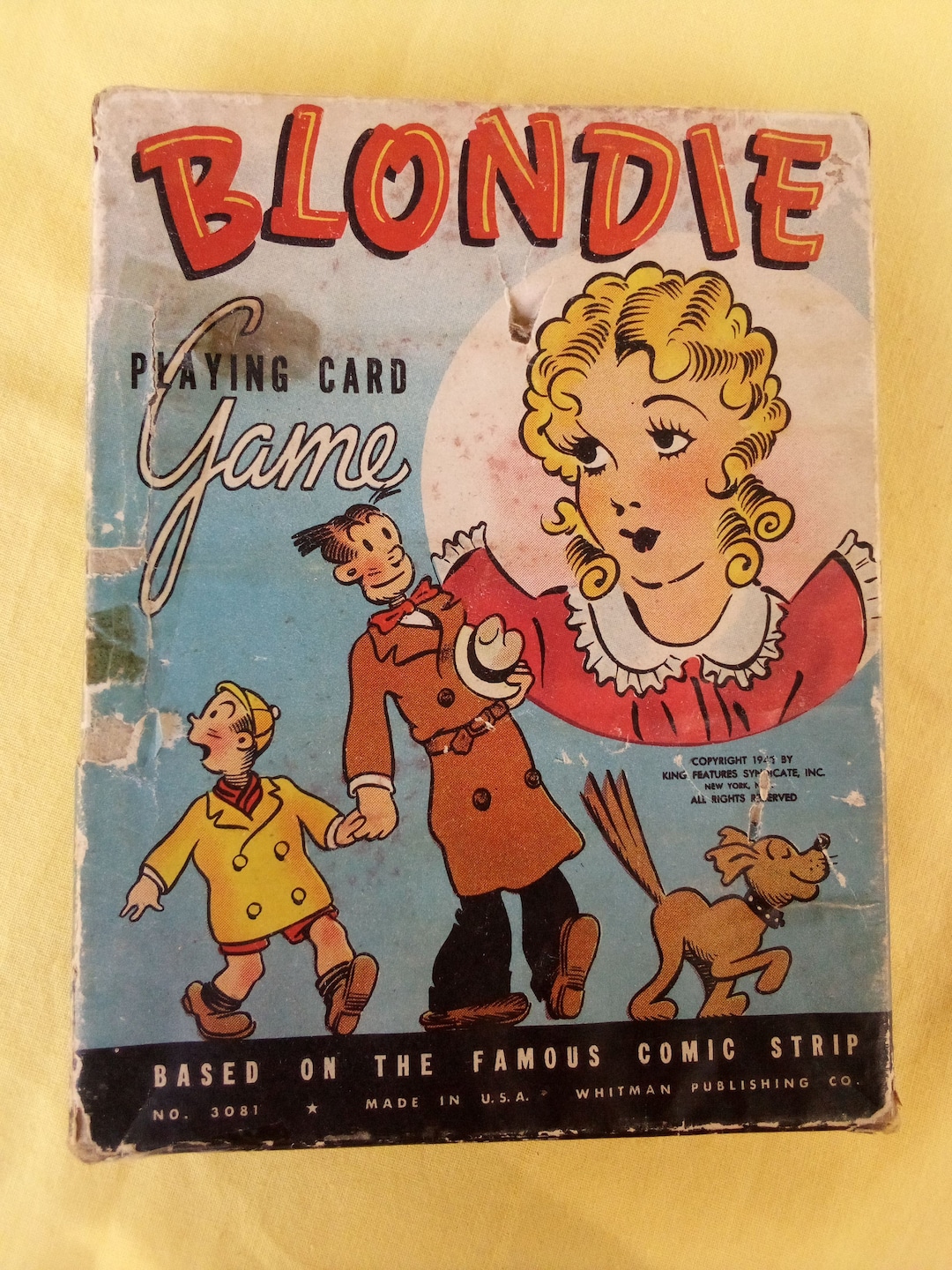 1941 Blondie Playing Card Game - Etsy