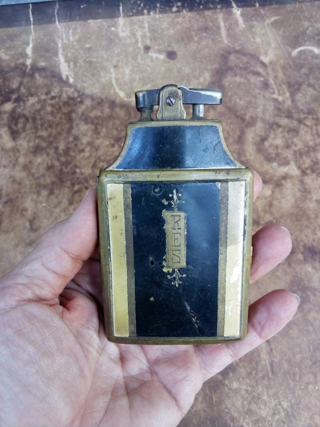 Vintage Ronson Cigarette Case/lighter - Etsy
