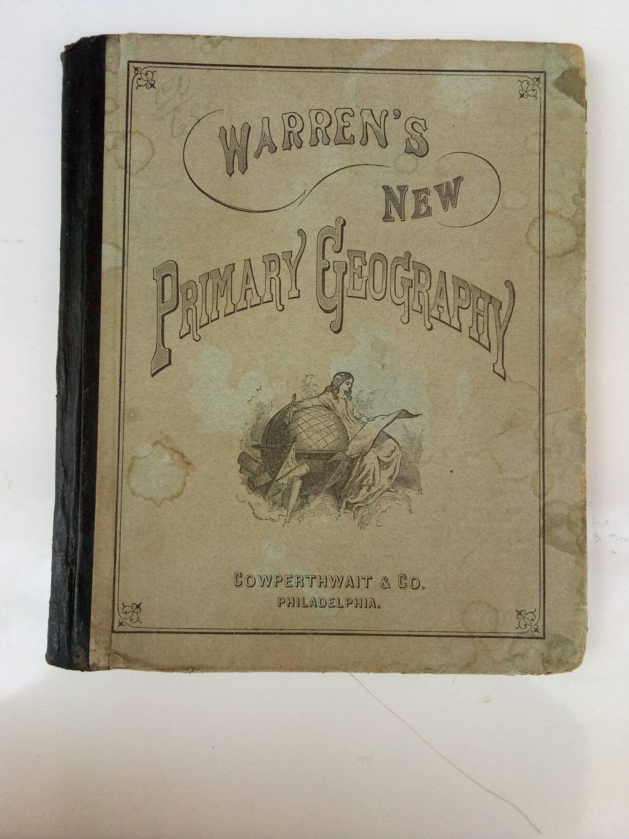 1884 Warren's New Primary Geography, Cowperthwait and Co. Philadelphia ...