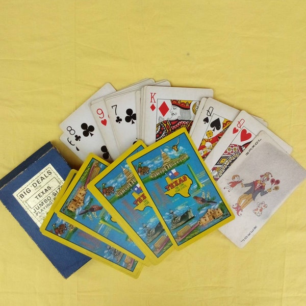 Texas Deck of Cards - Etsy