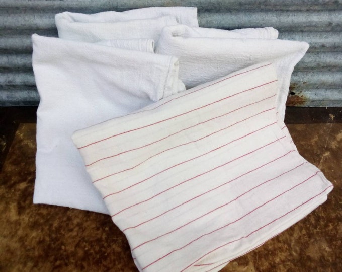 Four Vintage Grain Sacks - Etsy