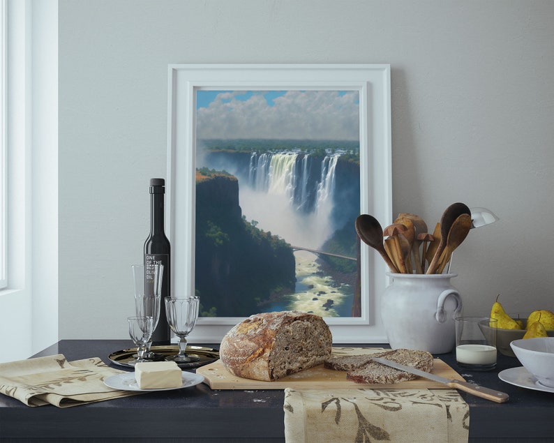 Digital Download: Victoria Falls Printable Wall Art Nature - Etsy