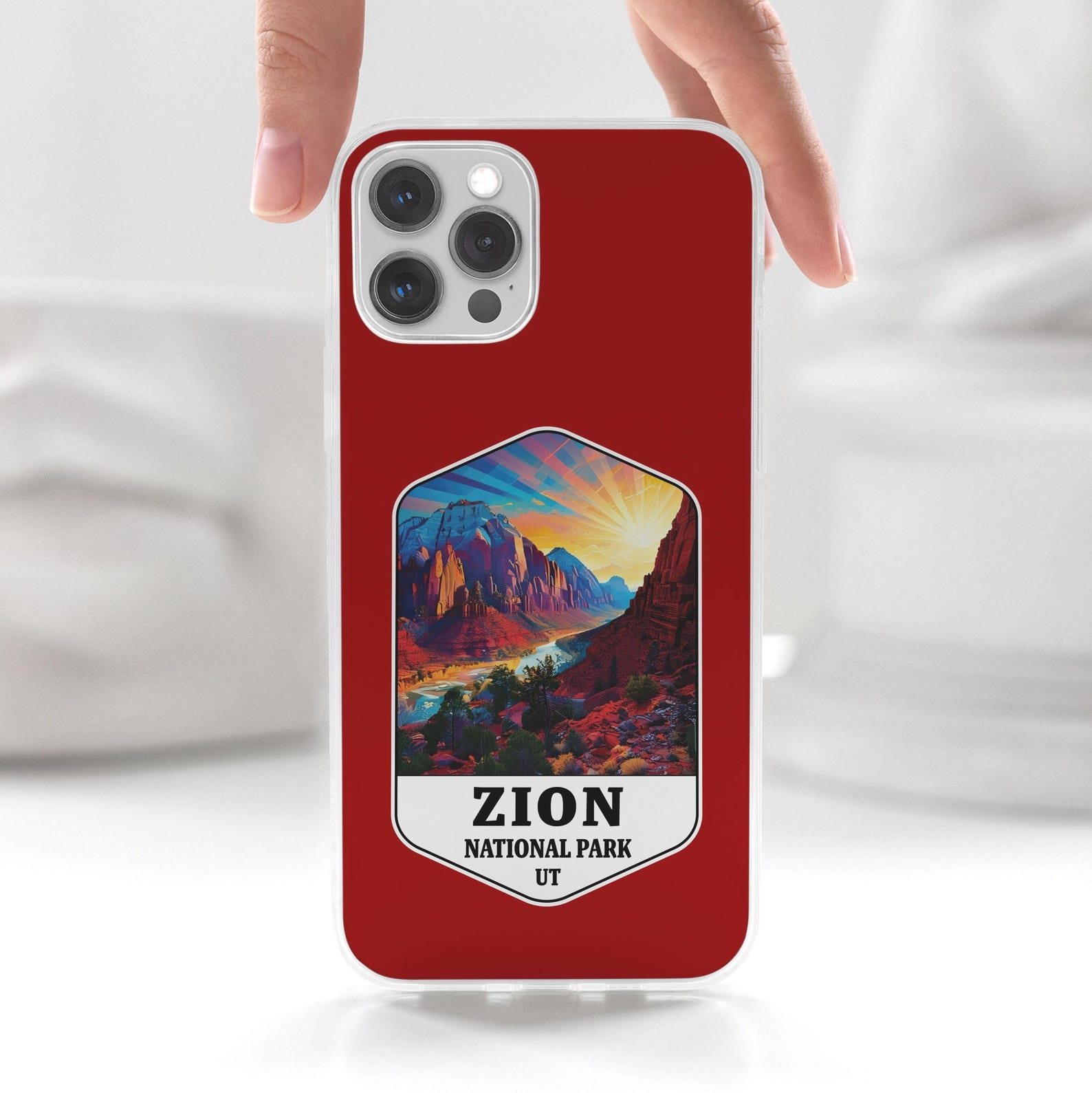 Zion National Park Stickers for Water Bottle Colorful Waterproof Vinyl ...