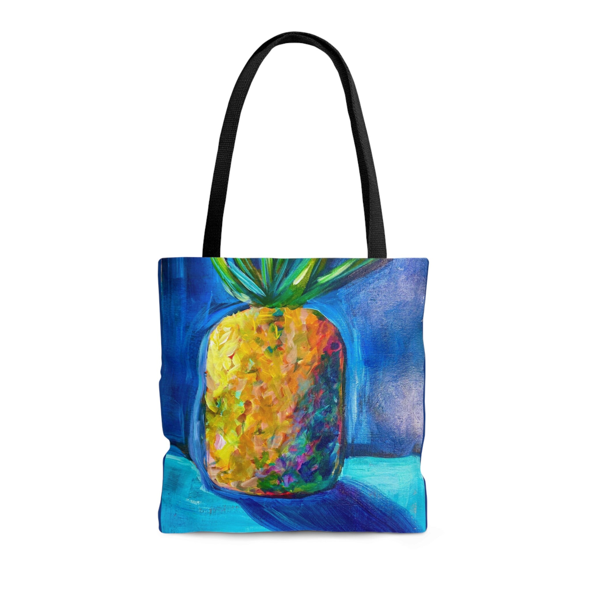 Pineapple Tote Bag Beach Bag Tropical Tote Bag Pineapple - Etsy