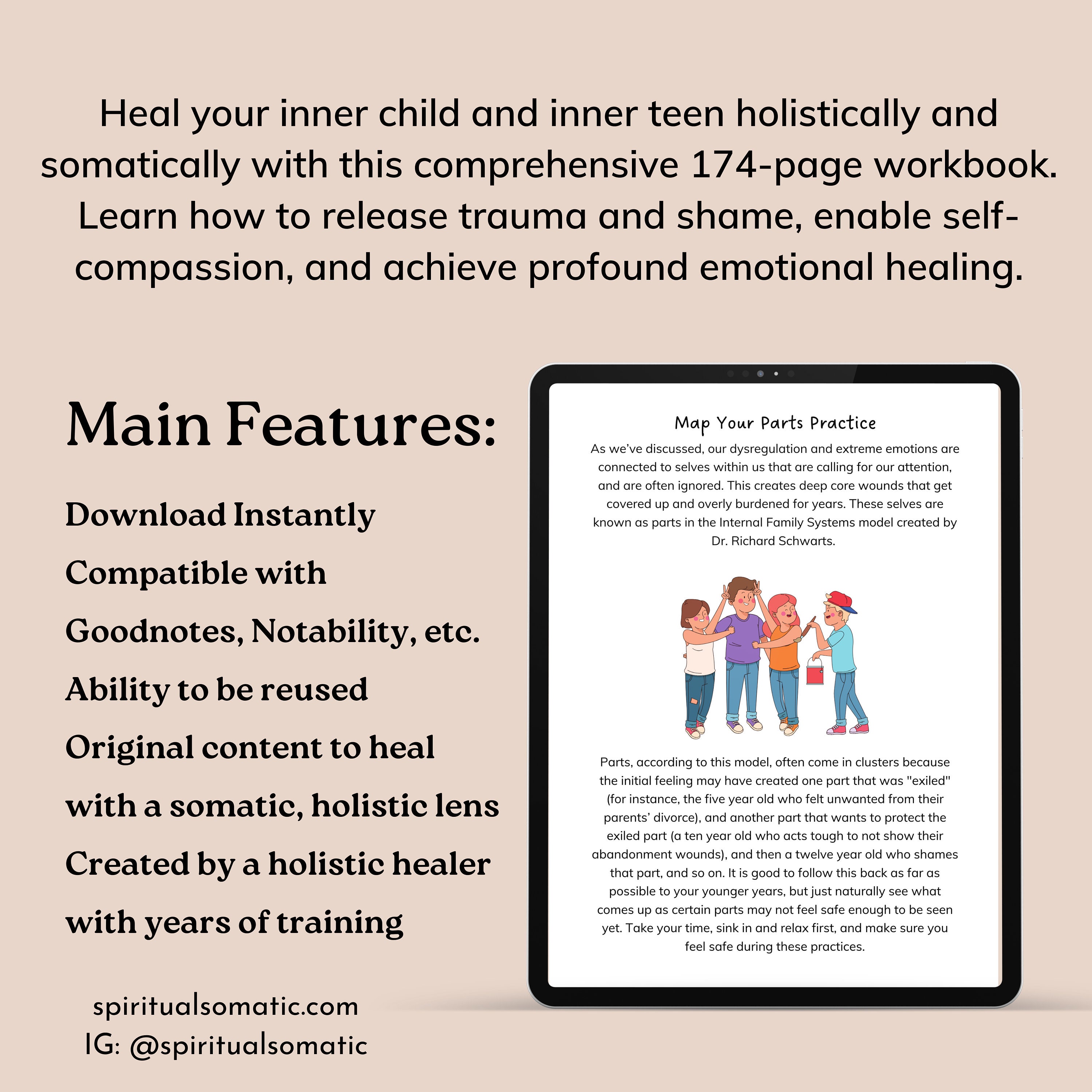 Inner Child Healing Workbook Bundle Somatic Healing Healing Journal ... Inner Child Healing Workbook Bundle Somatic Healing Healing Journal ...