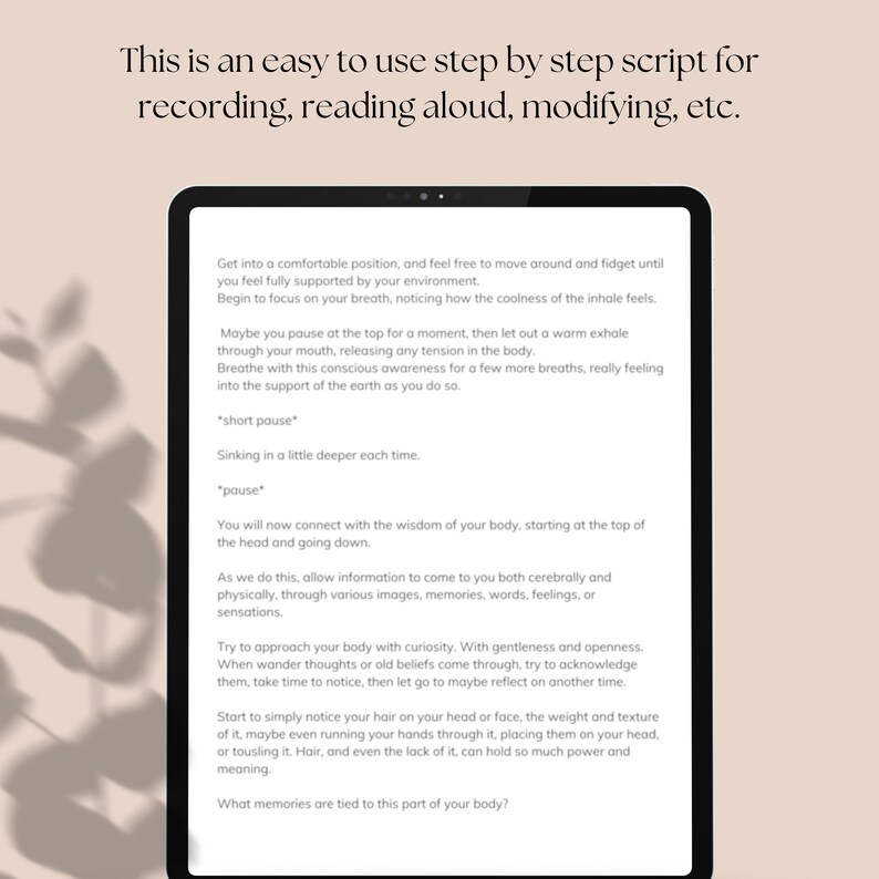 Somatic Healing Script Guided Meditation Script Therapy Meditation ... Somatic Healing Script Guided Meditation Script Therapy Meditation ...