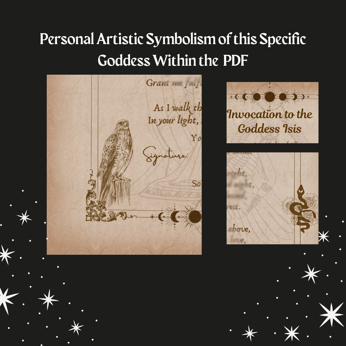 Isis Goddess Invocation Printable, Ancient Prayer, Daily Work With the ...