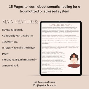 Somatic Healing Workbook | Inner Healing | Meditation | Mental Health ...