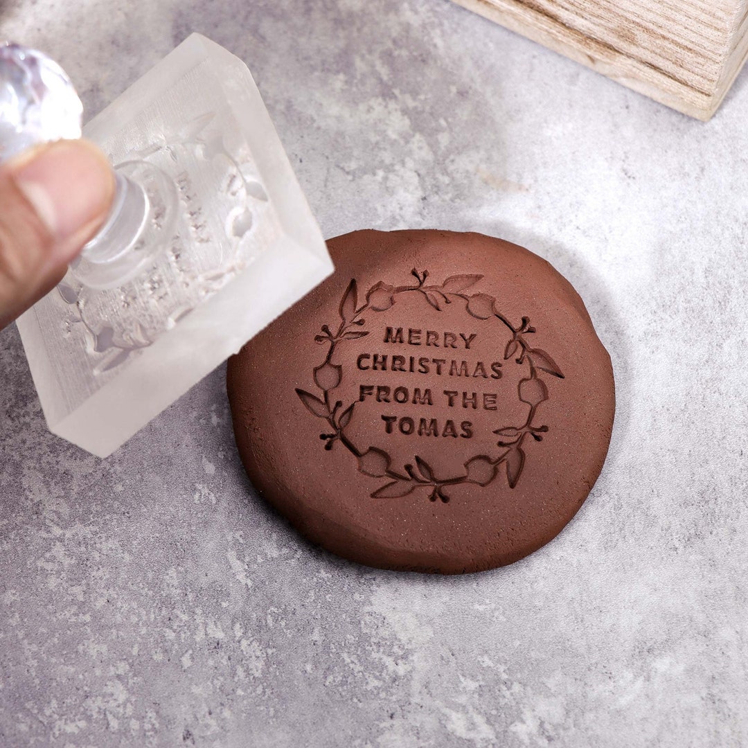 Custom Acrylic Stamp for Soap/ Pottery / Cookie Acrylic Stamp Stamps ...