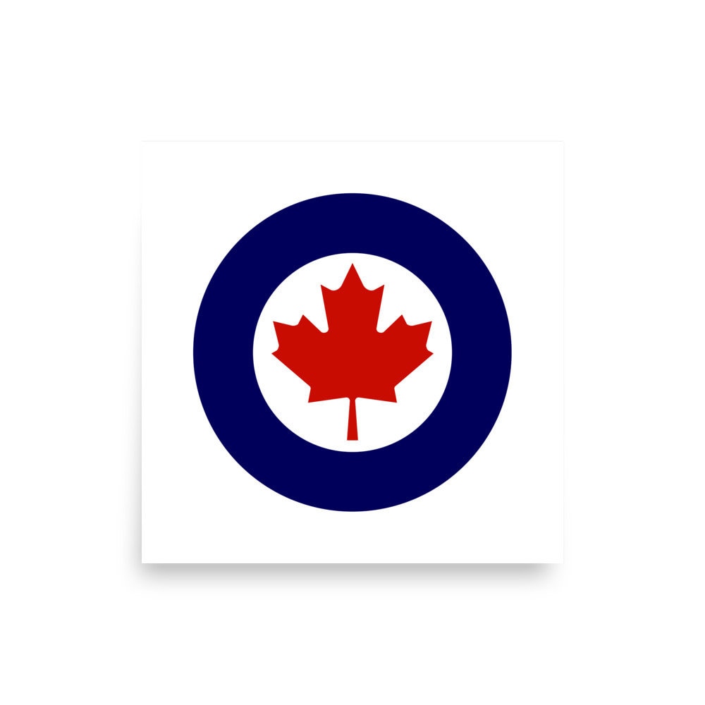 RCAF Roundel Poster Print - Etsy