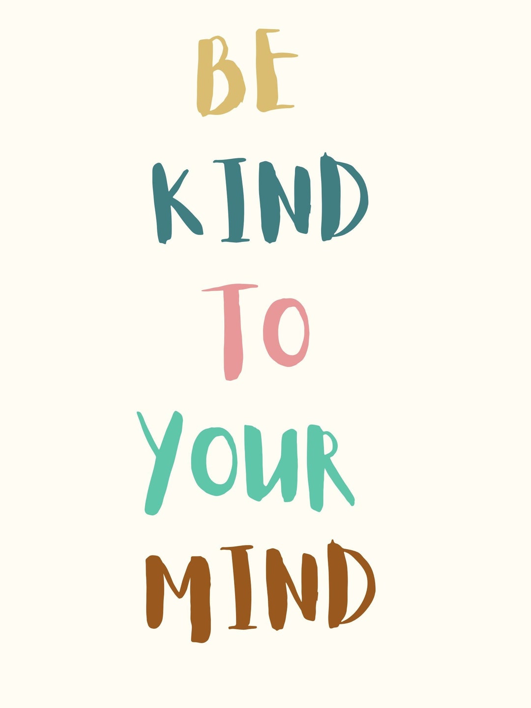 Be Kind to Your Mind - Etsy