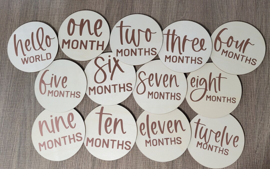 Baby Milestone Discs - Etsy