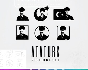 Ataturk Dxf - Etsy